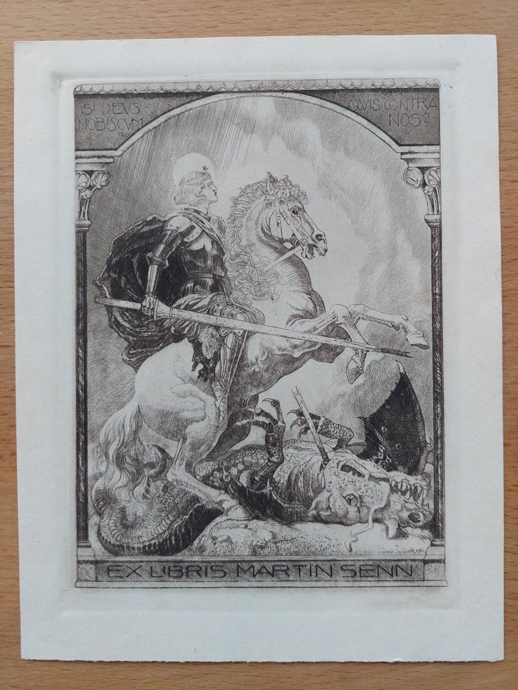 Exlibris Alfred Soder - Original Radierung 1912 (Gebraucht) in Obfelden ...