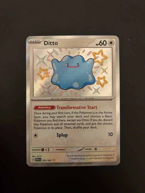 Ditto Shiny / Paldea Fates / Nr.201/091/ EN ab 1.- (Gebraucht) in ...