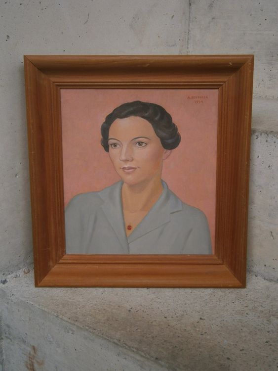 Gemälde A. Bofinger Portrait 1954 | Kaufen auf Ricardo