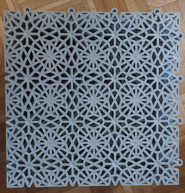 Bergo Klick-Bodenplatte Royal Grau | 30 × 30 cm | 11 Stück (Gebraucht ...