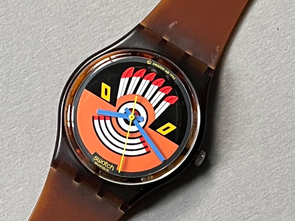 Swatch Ruffled Feathers GF100 1986 selten - Top Zustand (Neu (gemäss Beschreibung)) in Zürich ...