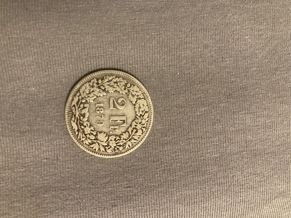 2 Frankenstück von 1879 (Gebraucht) in Uster für CHF 7 – mit Lieferung auf Ricardo kaufen