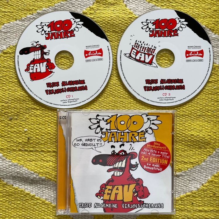 ERSTE ALLGEMEINE VERUNSICHERUNG EAV-2CD 100 JAHRE EAV (Gebraucht) in ...