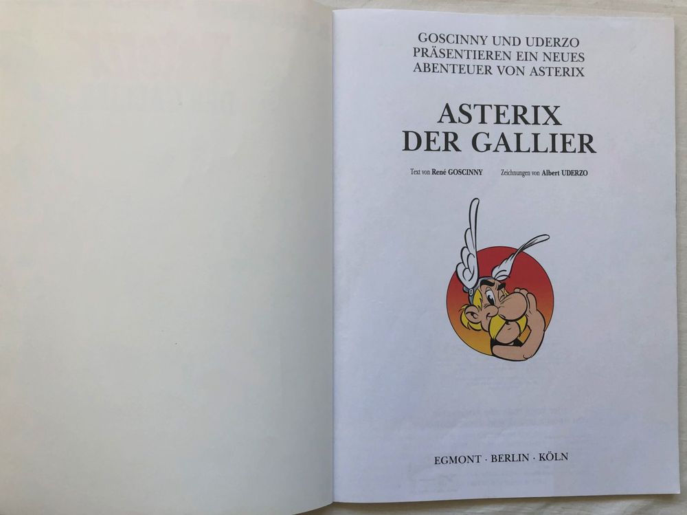 ASTERIX - Band 1 - Der Gallier | Kaufen auf Ricardo