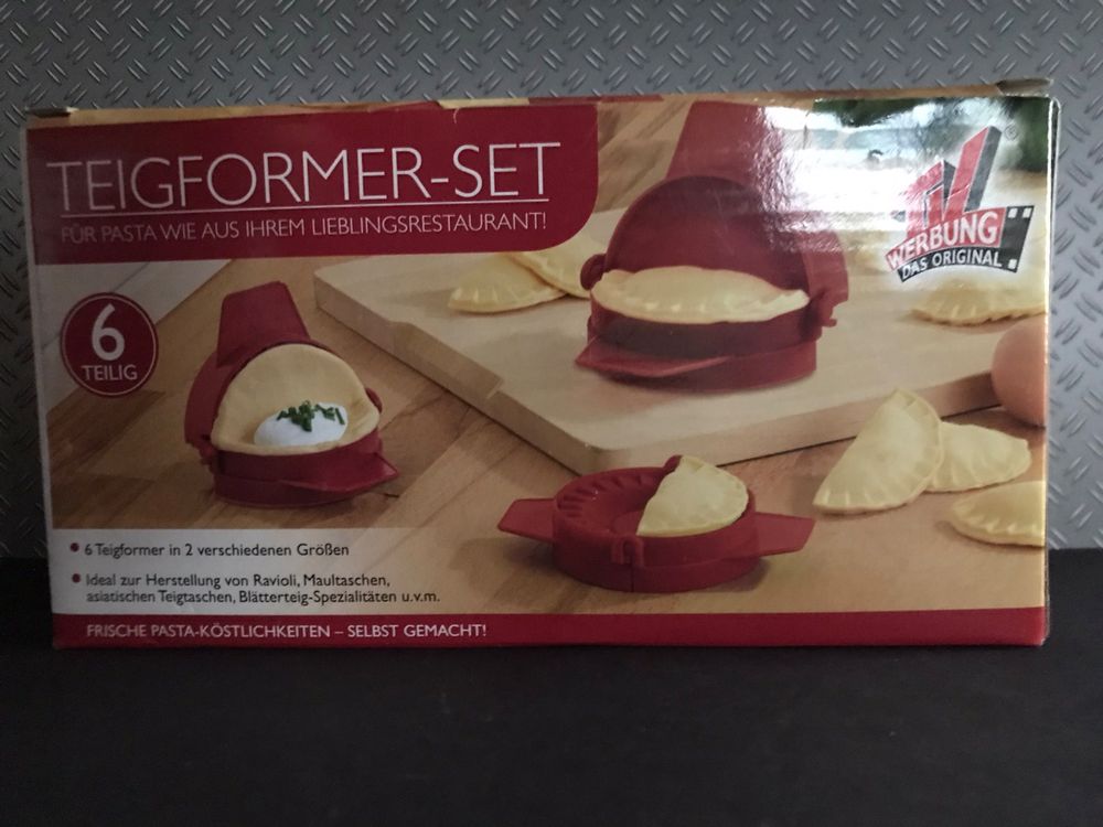 Teigformer Ravioli-Former Teigtaschen Maultaschen 2 Grössen (Neu und ...