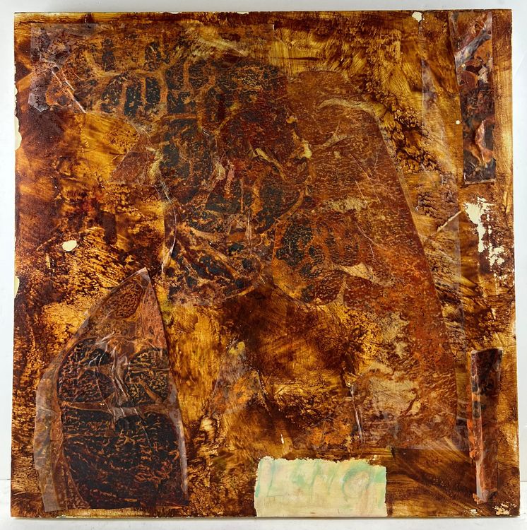 Grosse Abstrakte Collage Mischtechnik | Kaufen auf Ricardo