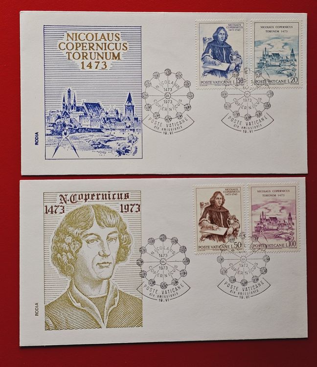 VATIKAN POLEN TORUN COPERNICUS KOPERNIKUS 1973 FDC (Neu (gemäss ...