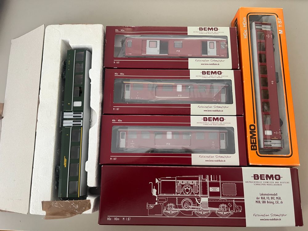 FO Personenzug 70/80er Jahre - 6-teilig, Digital (Gebraucht) in Rickenbach b. Wil für CHF 639 ...