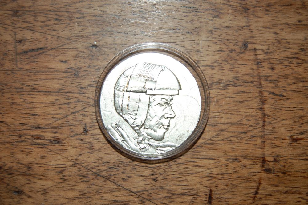 Hans Erni Medaillen Eishockey WM Schweiz 1990 Silber (Neu (gemäss Beschreibung)) in Mendrisio ...