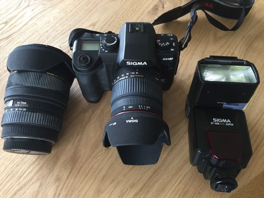 Sigma SD10 Spiegelreflexkamera, Systemkamera mit Zubehör (Gebraucht) in ...