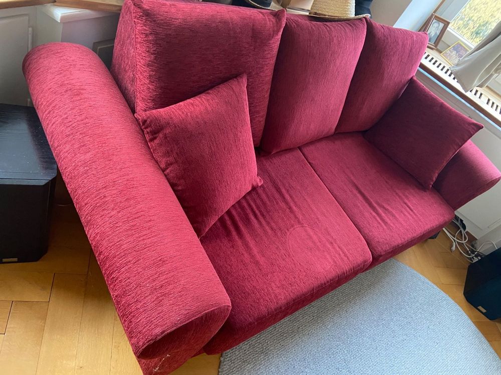 Rotes Sofa | Kaufen auf Ricardo