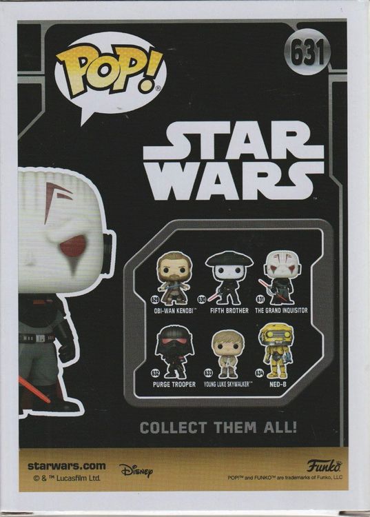FUNKO POP! STAR WARS 631 THE GRAND INQUISITOR BOBBLEHEAD (Nuovo ...