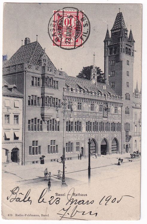 Basel - Rathaus 1905 | Kaufen auf Ricardo