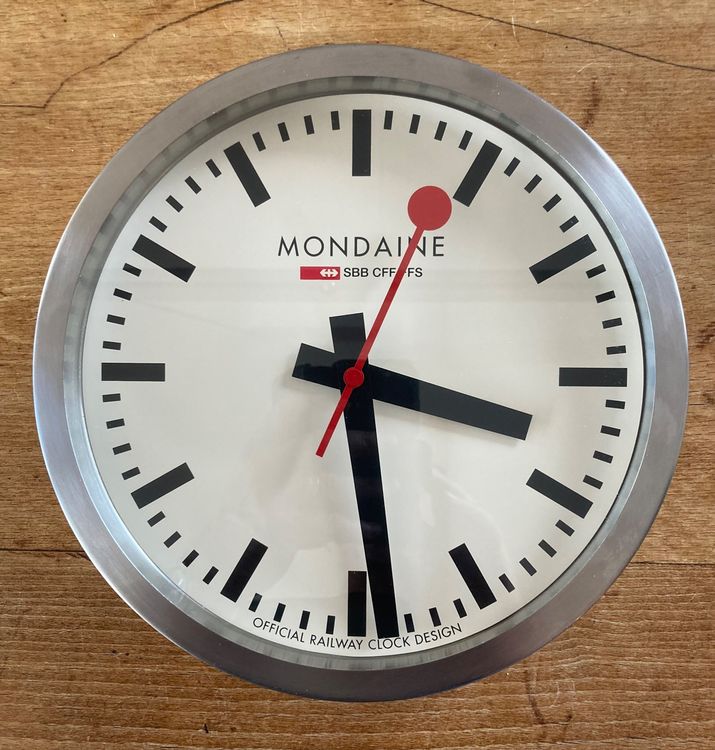Mondaine Wanduhr Bahnhof SBB | Kaufen auf Ricardo