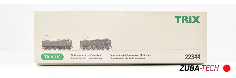 Trix 22344 E-Lokomotiven Doppelset Ae 3/6 II SBB H0 GS OVP (Neu (gemäss ...