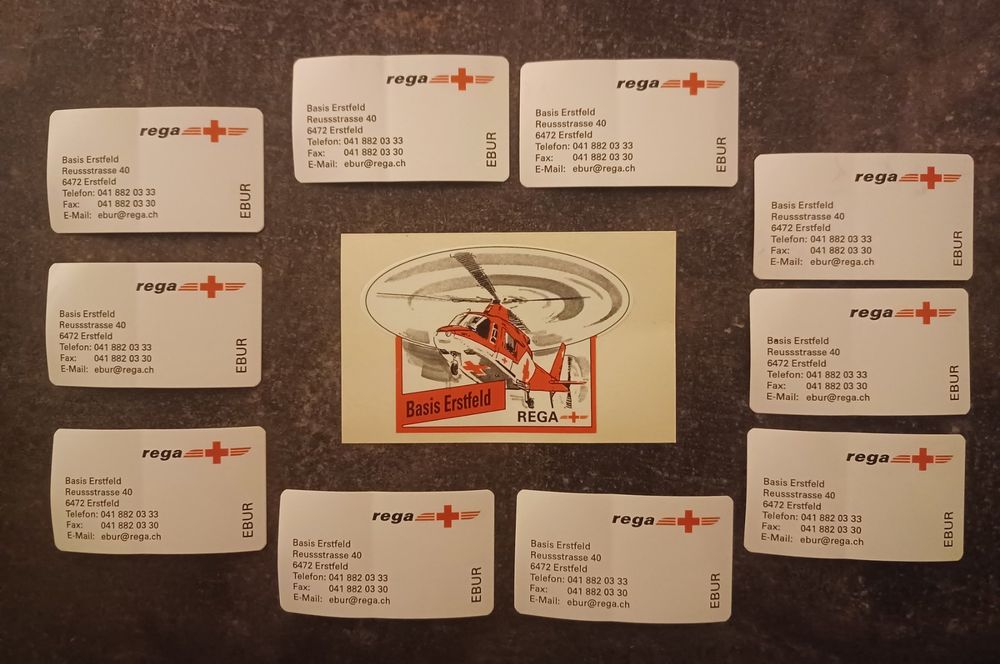 REGA-Aufkleber "Basis Erstfeld"-11 Stk.(10× identische) | Kaufen auf ...