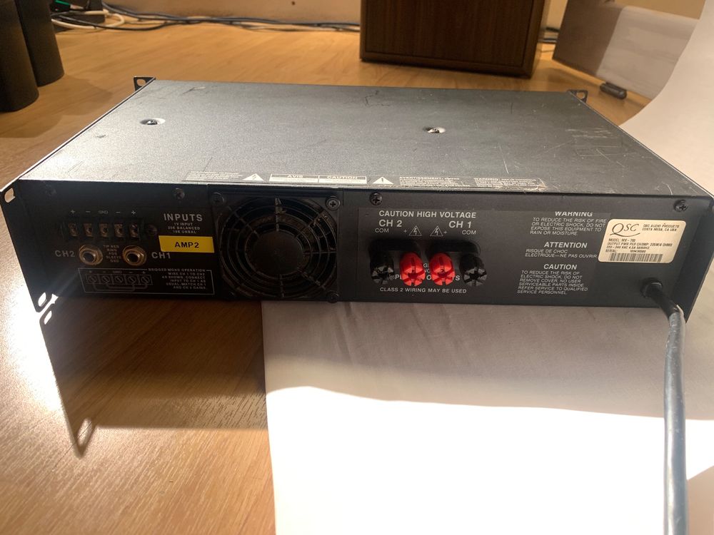 QSC MX 700 Stereo Power Amplifier (Gebraucht) in Luzern für CHF 90 ...