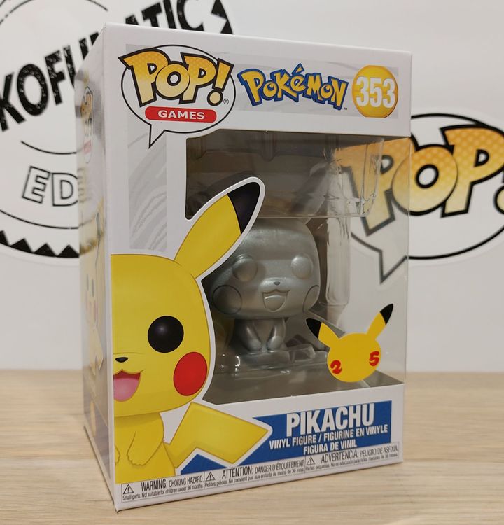 Funko POP! Pokemon - Pikachu 25th Anniversary (Neu und originalverpackt ...