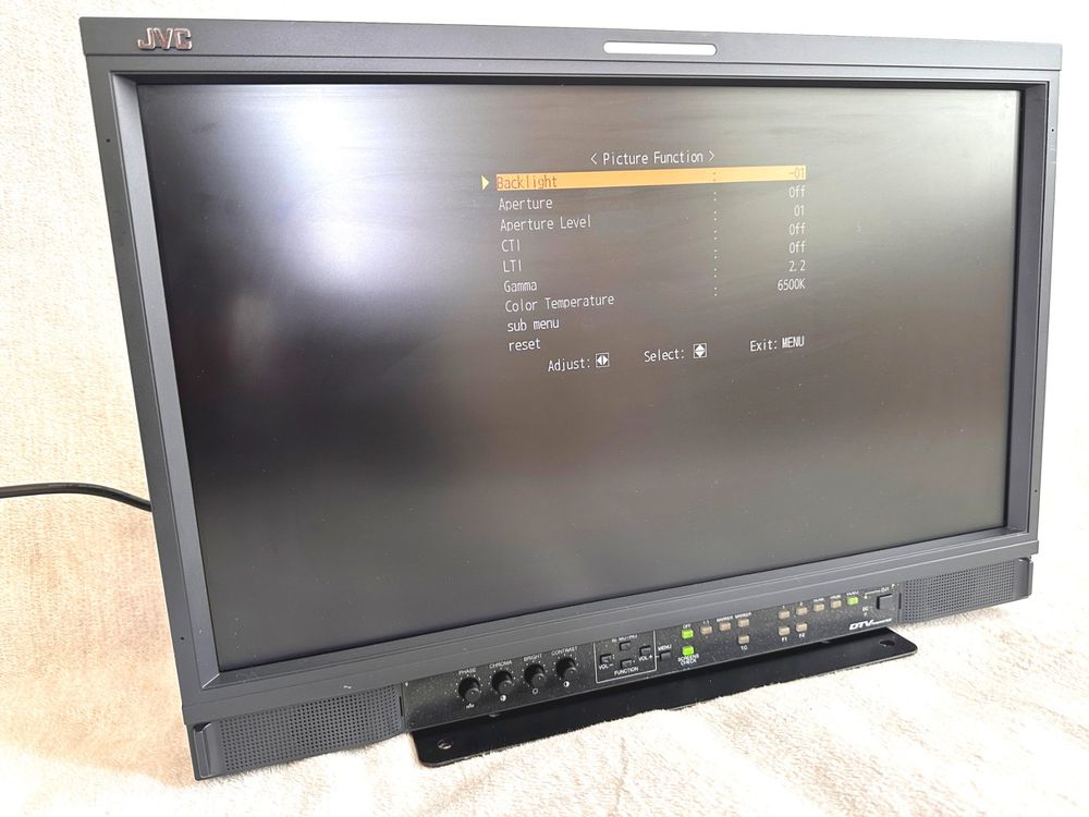 JVC 21" Full HD LCD HD-SDI / SDI Broadcast Studio Monitor (Gebraucht ...