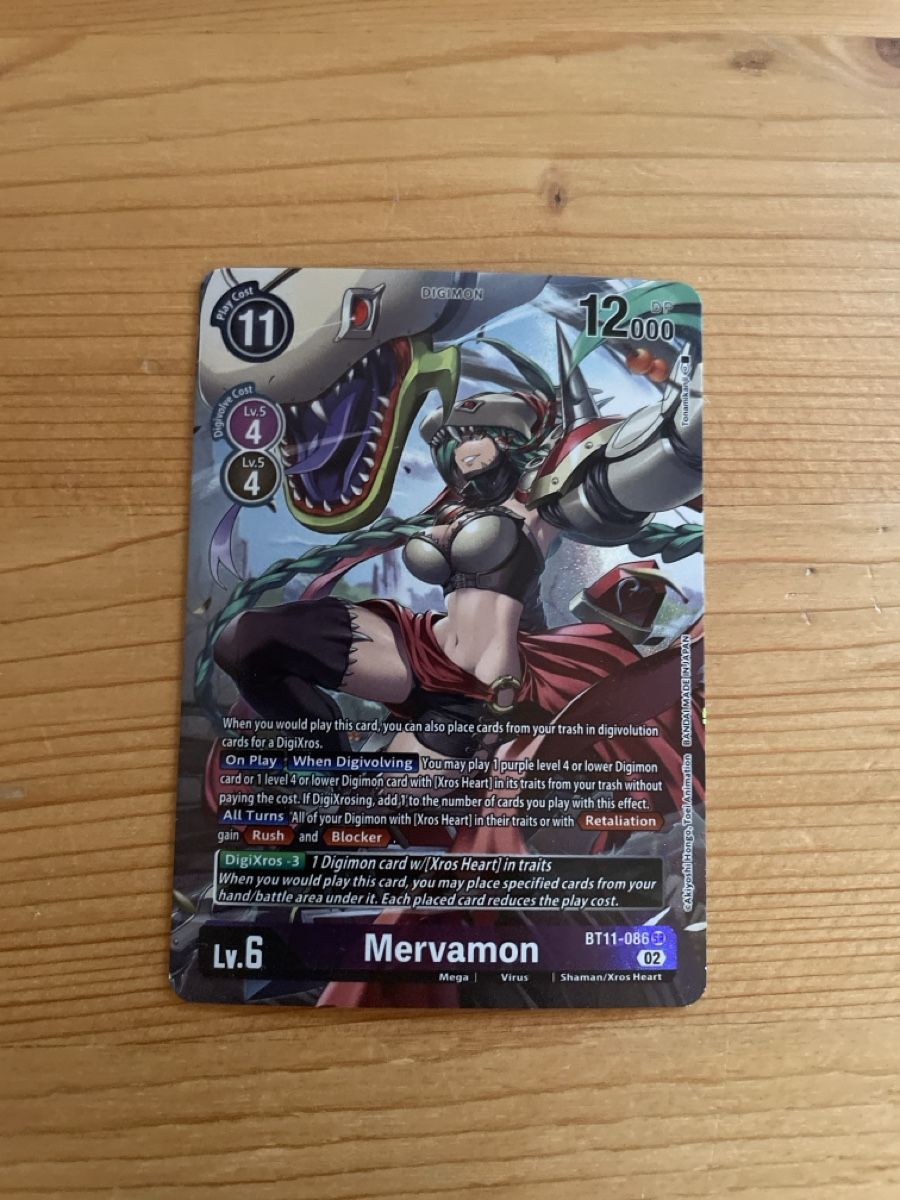 Mervamon BT11-086 Seltene Digimon Karte Top Zustand! (Neu (gemäss ...