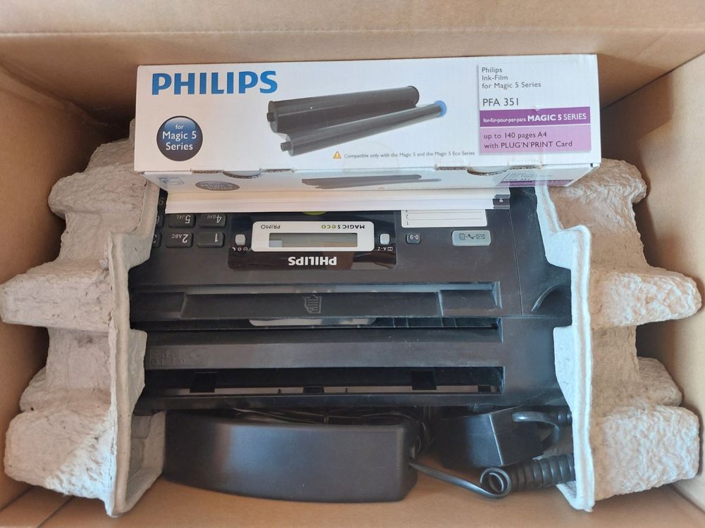 Tisch-Faxgerät PHILIPS mit Telefon und Kopierer PPF631E (Neu (gemäss ...