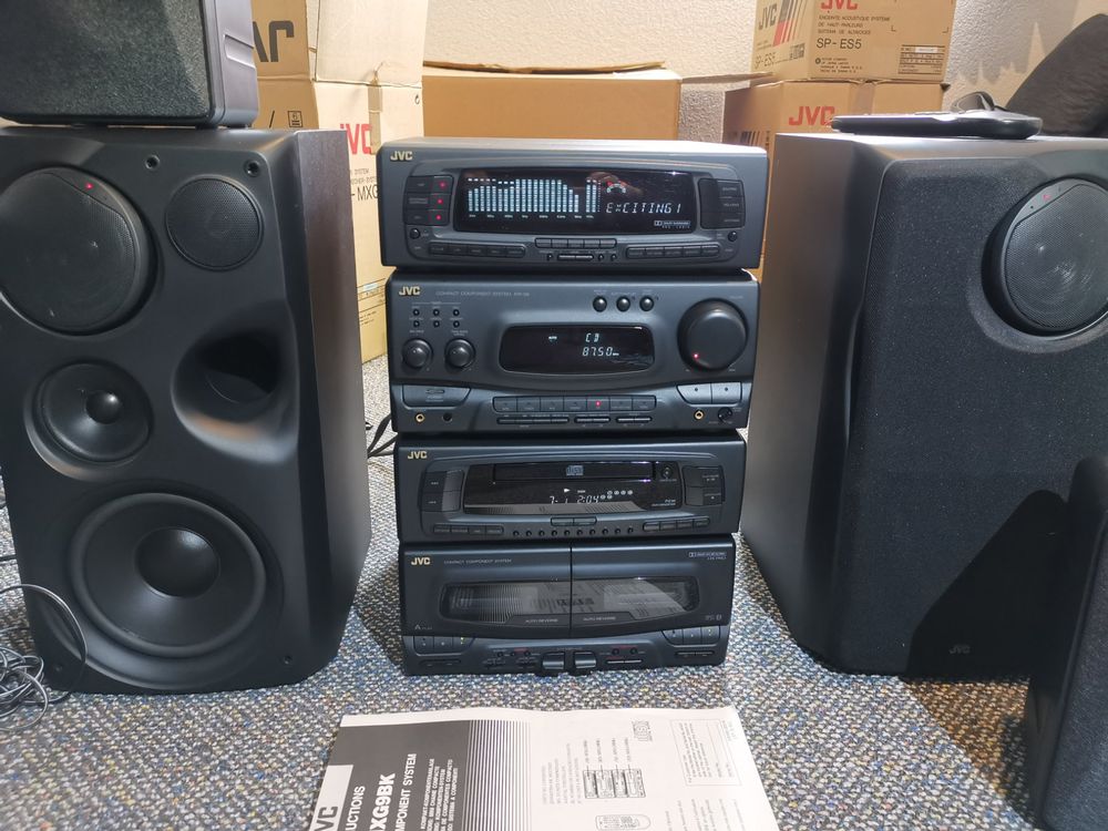 JVC XT-MXG9BK Vintage hightend compact / mit Plattenspieler (Gebraucht ...