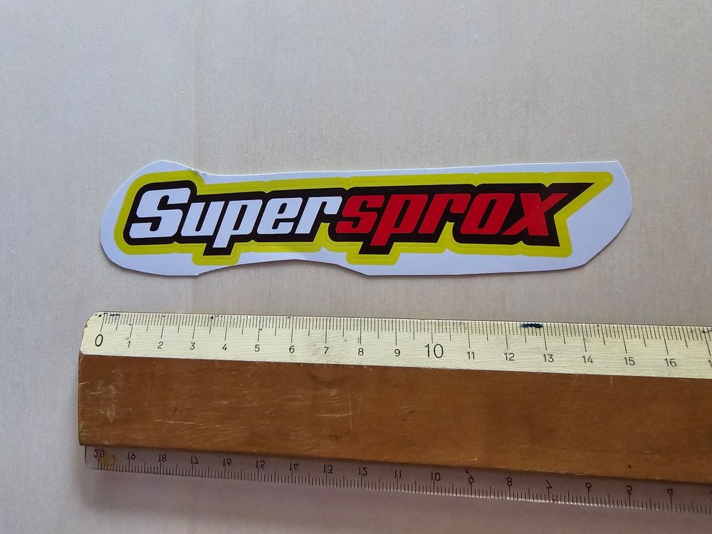 Supersprox Moto Enduro Aufkleber Sticker ca. 14.5cm x 2cm | Kaufen auf ...
