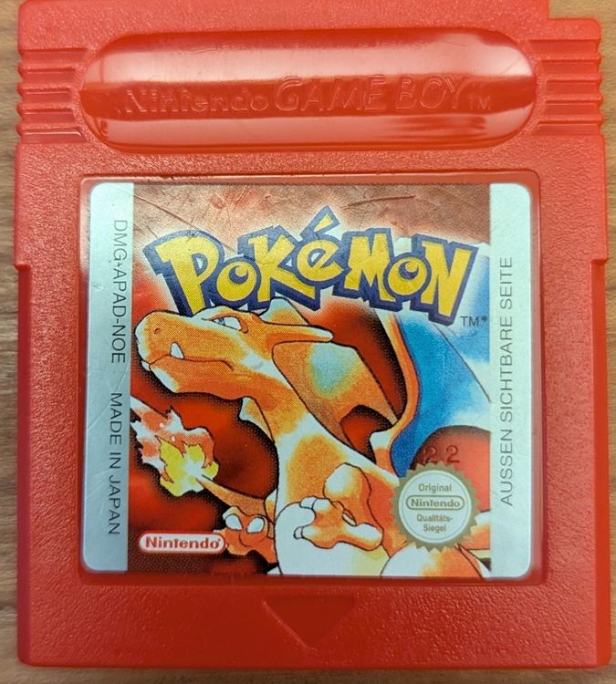 Pokemon Rote Edition - Game Boy - inkl. 145 Pkmn (Gebraucht) in ...