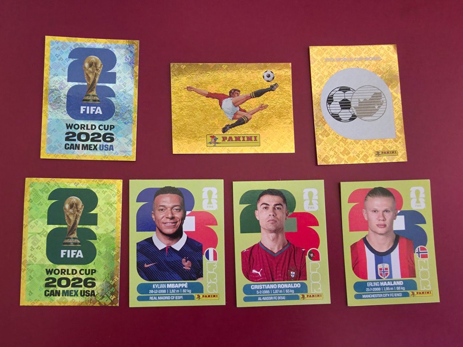 WM 2026 Sticker: Haaland, Mbappé, Ronaldo + Extras (Gebraucht) in ...