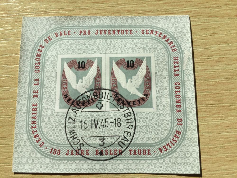 SBK 130.- Oblitération parfaite. (Gebraucht) in Sonceboz-Sombeval für CHF 11 – mit Lieferung auf ...