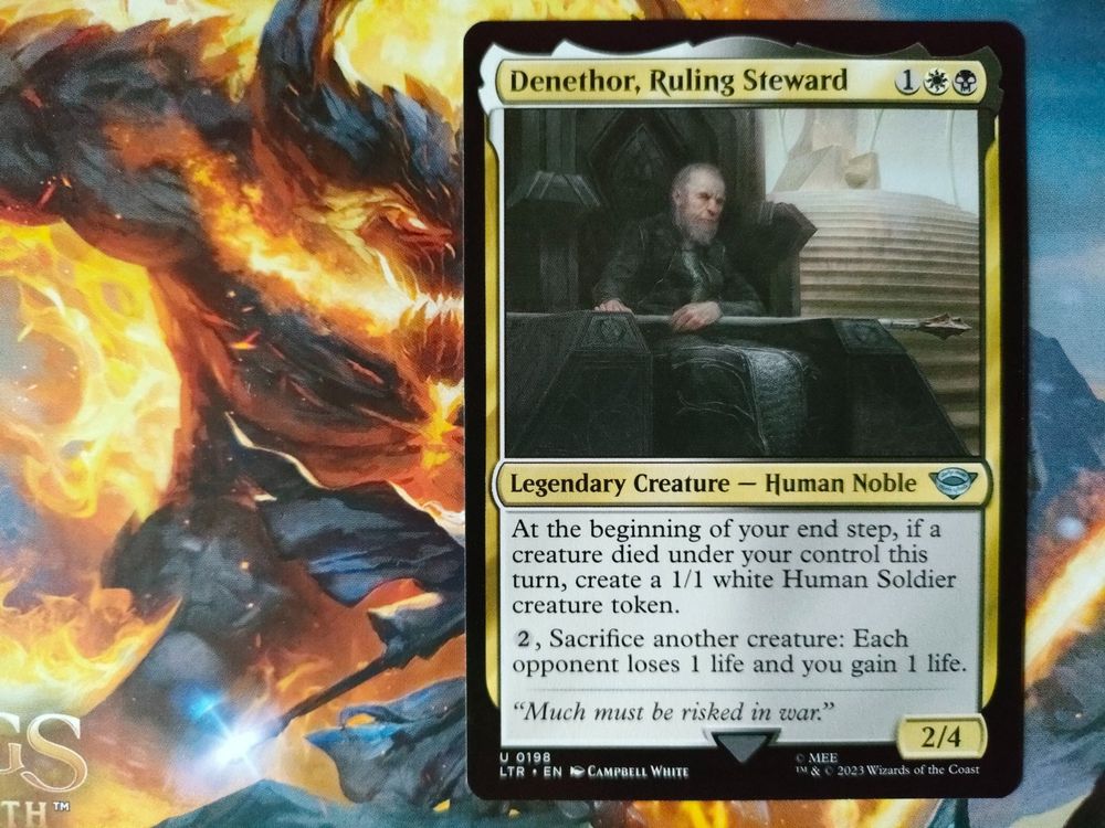 MTG - Denethor, Ruling Steward - Lord of the Rings - 0198 (Neu (gemäss ...