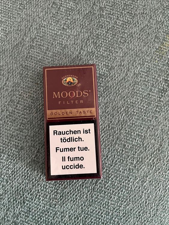 1 Päckli Dannemann Moods Filter Golden Taste (Neu (gemäss Beschreibung ...