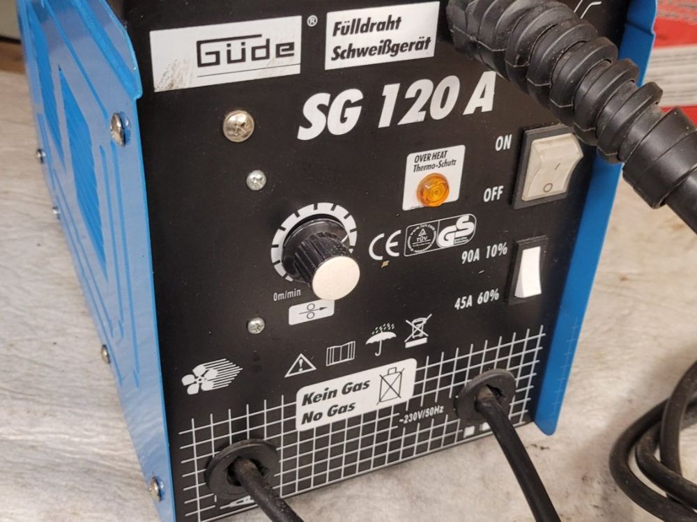 GÜDE FÜLLDRAHT-SCHWEISSGERÄT SG 120 A (Gebraucht) in Malters für CHF 70 – mit Lieferung auf ...