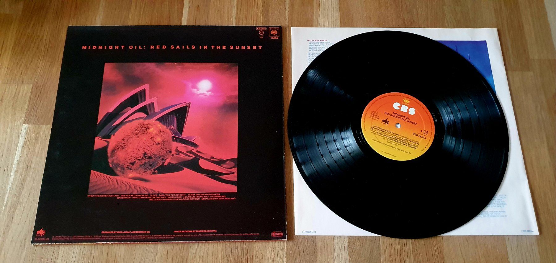 MIDNIGHT OIL, Red sails in the Sunset, LP, NEUWERTIG! (Neu (gemäss ...