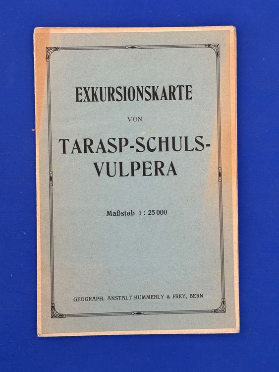 Tarasp - Schuls - Vulpera. Excursionskarte. ca 1910 (Gebraucht) in Adliswil für CHF 12 – mit ...