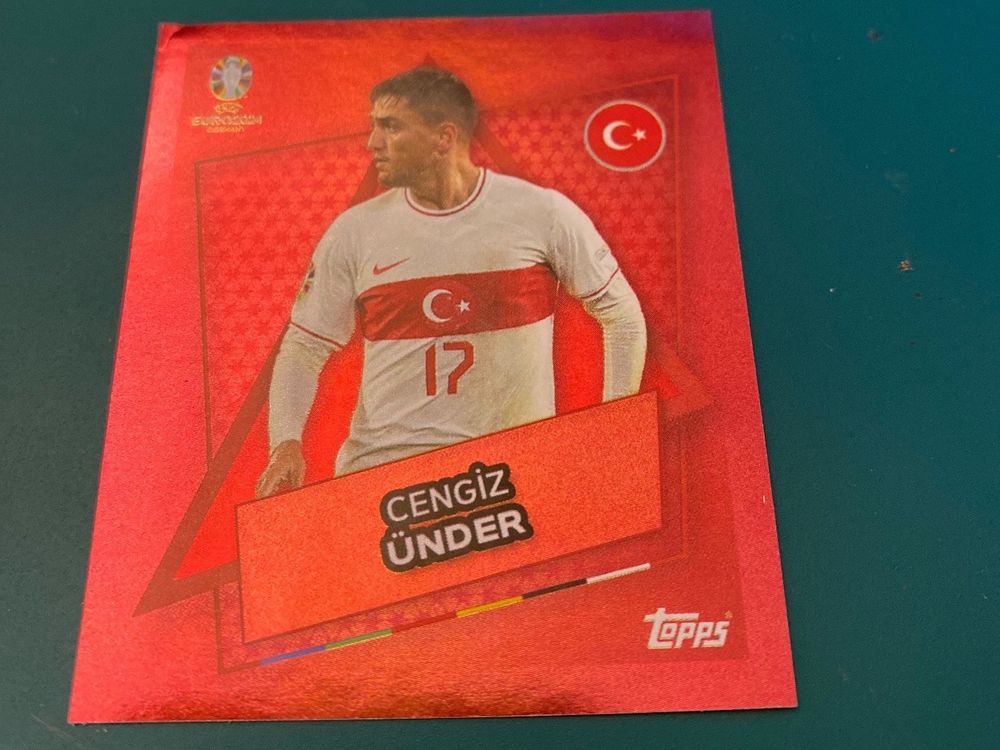 Topps UEFA Euro 2024 Sticker TUR SP CENGIZ ÜNDER | Kaufen auf Ricardo