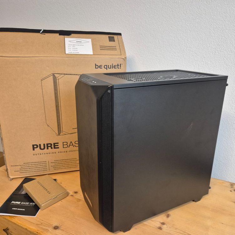 be quiet! Pure Base 500 ATX PC Gehäuse PC Case Pure Wings 2 (Gebraucht ...