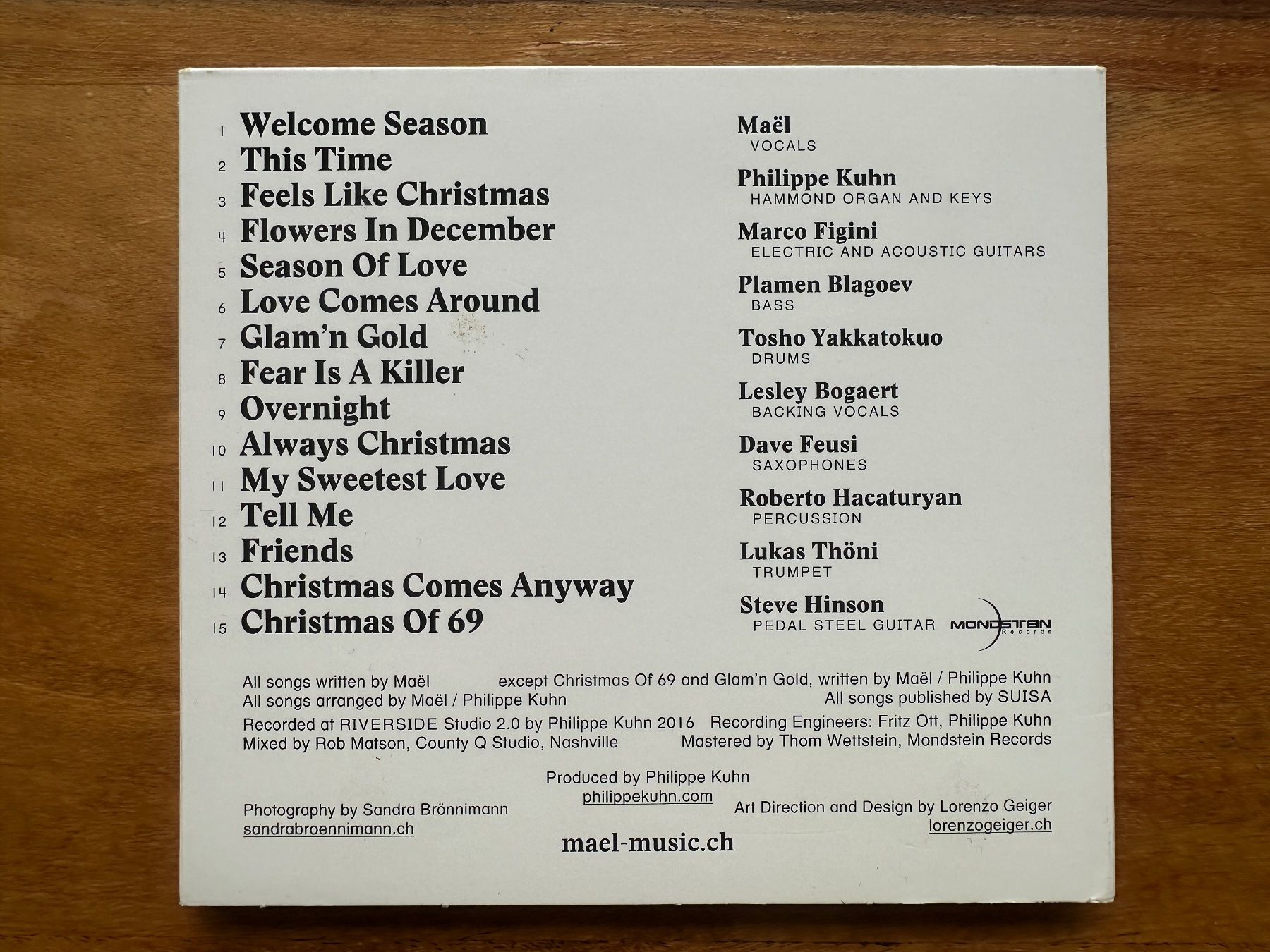 Maël ‎– Feels Like Christmas (CD Jazz, Folk) (Gebraucht) in Horgen für ...