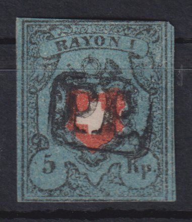 Schweiz 1850: RAYON I ohne Kreuzeinfassung - Kat. 750.-- | Kaufen auf Ricardo