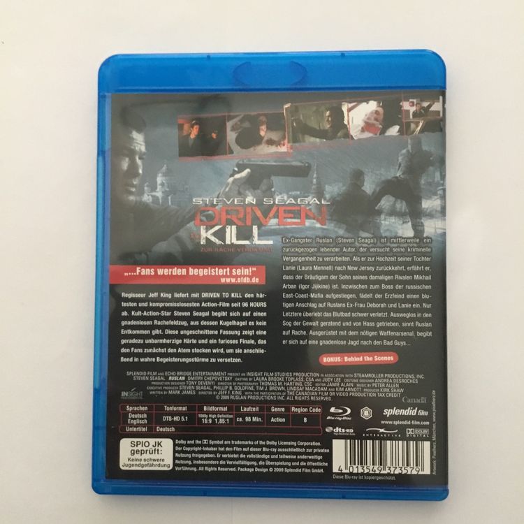 📀 Driven To Kill Zur Rache Verdammt Blu Ray 📀 (Nuovo (secondo la descrizione)) a Blauen per CHF ...