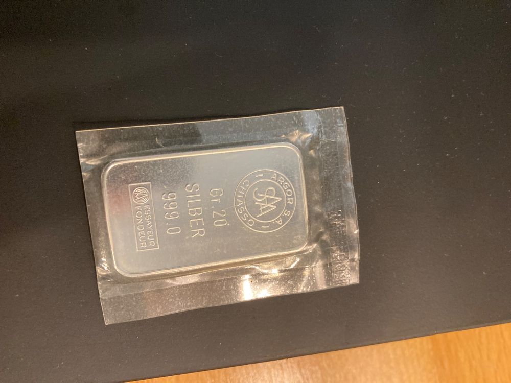 Silber Barren 5g / 999 Silber Argor | Kaufen auf Ricardo
