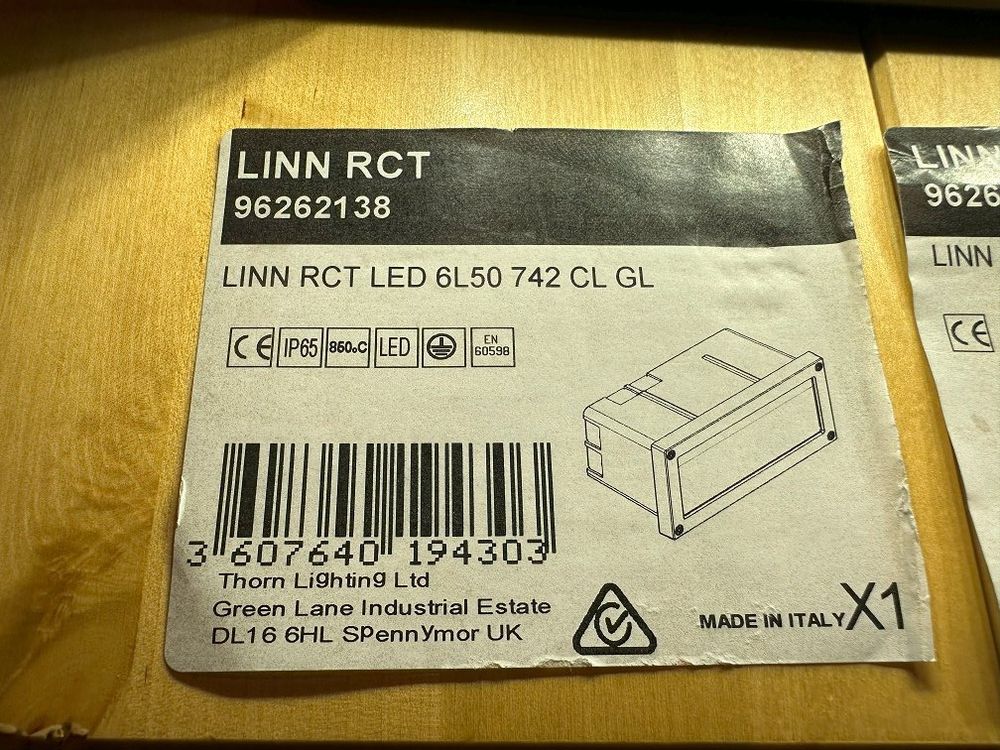 Wandeinbauleuchte Zumtobel LINN RCT LED 6L50 742 CL GL (Gebraucht) in ...