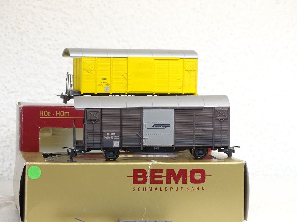 Bemo 2283 123 Kabelwagen Xk9313 + 2250 175 Gb5075, H0m, OVP (Gebraucht ...