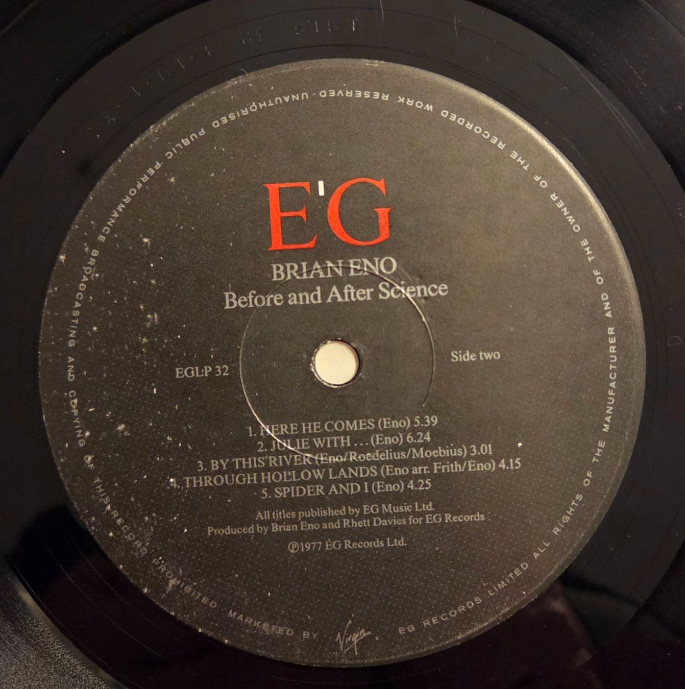 Brian Eno Schallplatte 1977 Ambient (Gebraucht) in Frauenfeld für CHF ...