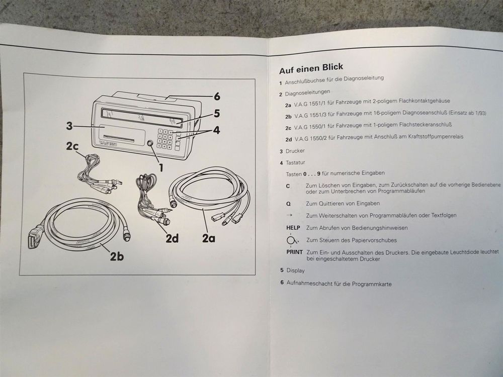 Diagnosegerät VAG 1551 (Gebraucht) in Basel für CHF 160 – mit Lieferung ...