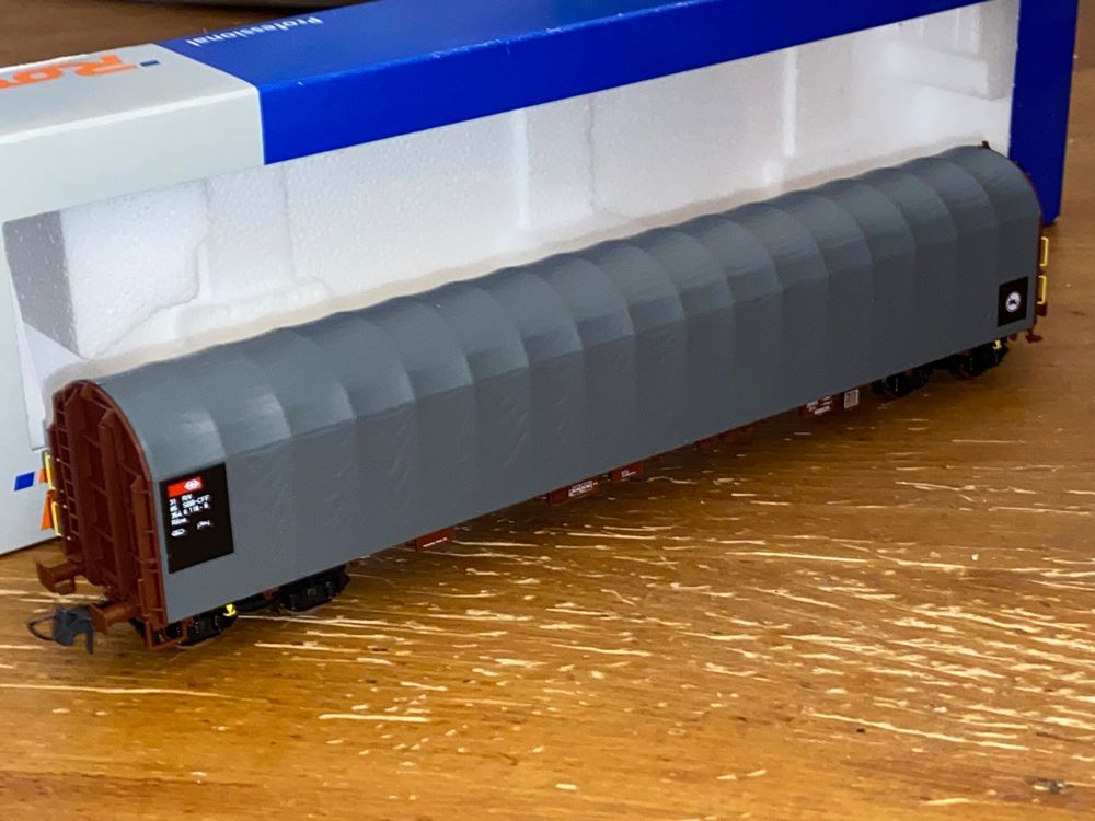AEMA 101279-39 H0/DC Roco SBB Schiebeplanenwagen (Neu und ...