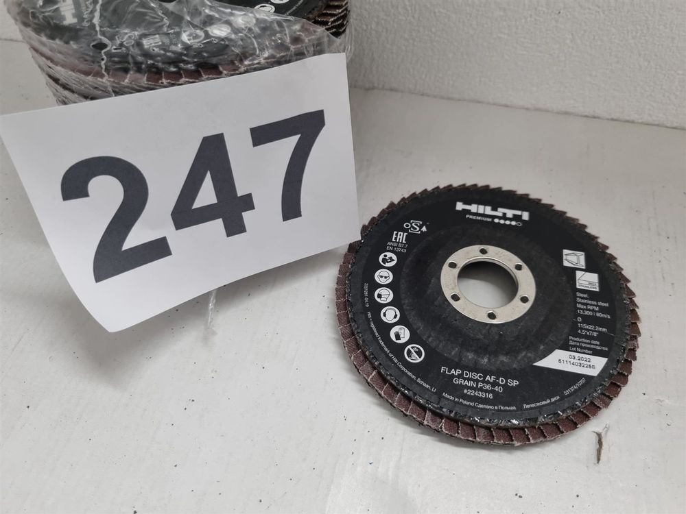 10x Hilti Fächerscheiben (Neu und originalverpackt) in Wolfhalden für CHF 16 – mit Lieferung auf ...