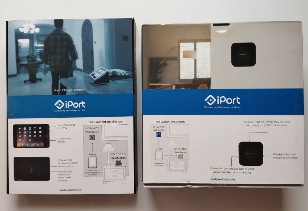 iPort Launchport WallStation + LaunchPort AM.2 Sleeve Black (Neu und originalverpackt) in ...
