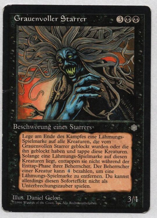 Grauenvoller Starrer (Dread Wight) MtG, Ice Age DE (Gebraucht) in ...