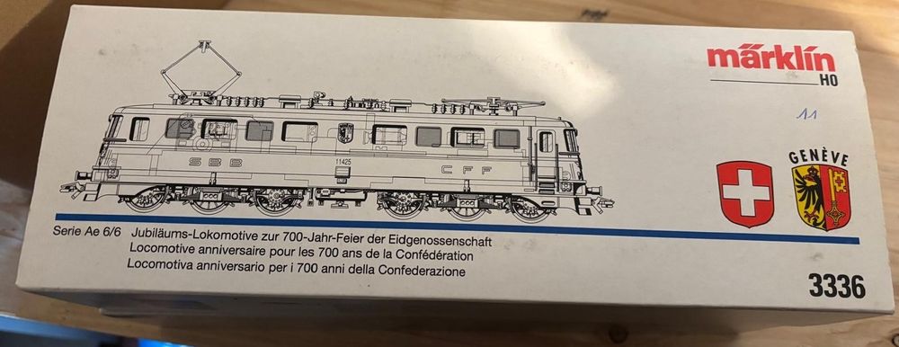 Märklin H0 Jubiläumslok Ae 6/6 3336 OVP (Neu (gemäss Beschreibung)) in ...